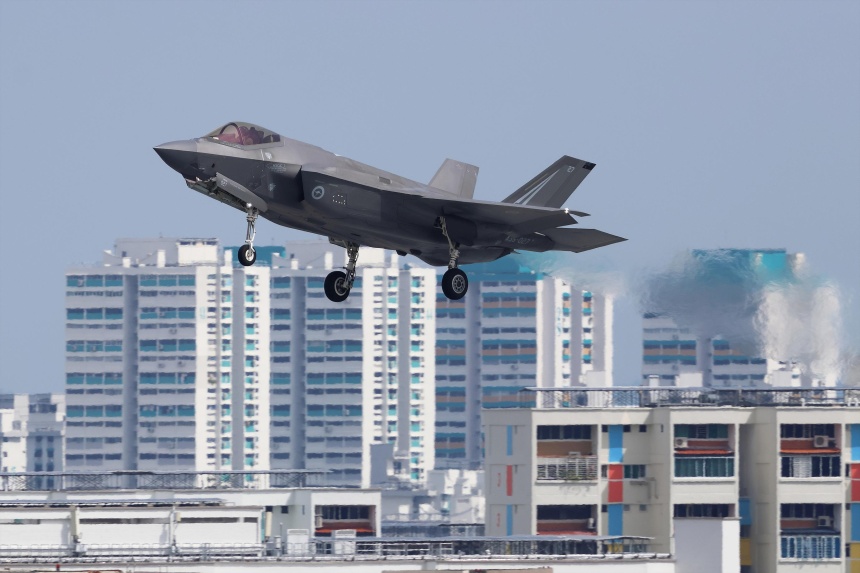 Australian F-35 stealth fighters take to skies here | The Straits Times