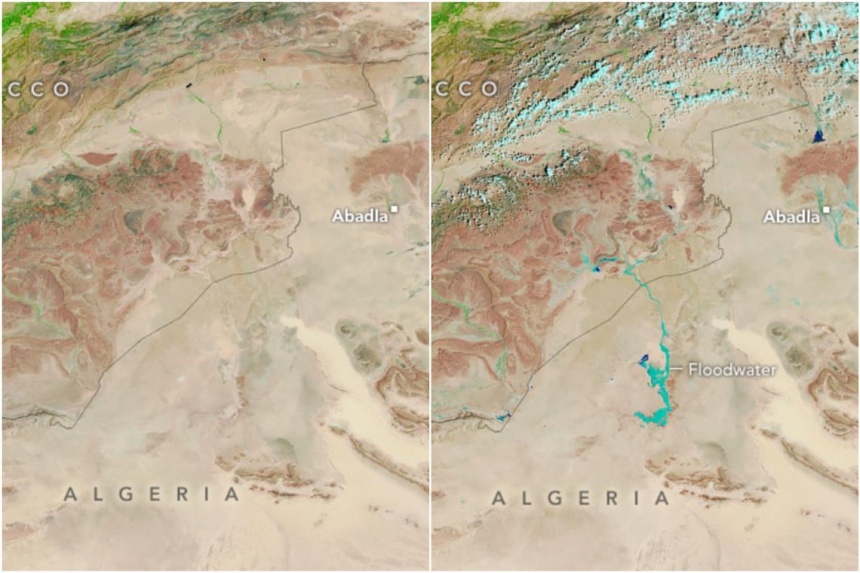 From desert to oasis: Heavy rainfall redraws Sahara’s arid terrain ...
