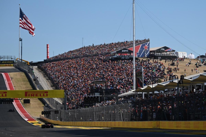 US GP promoter fined 500,000 euros for track invasion | The Straits Times