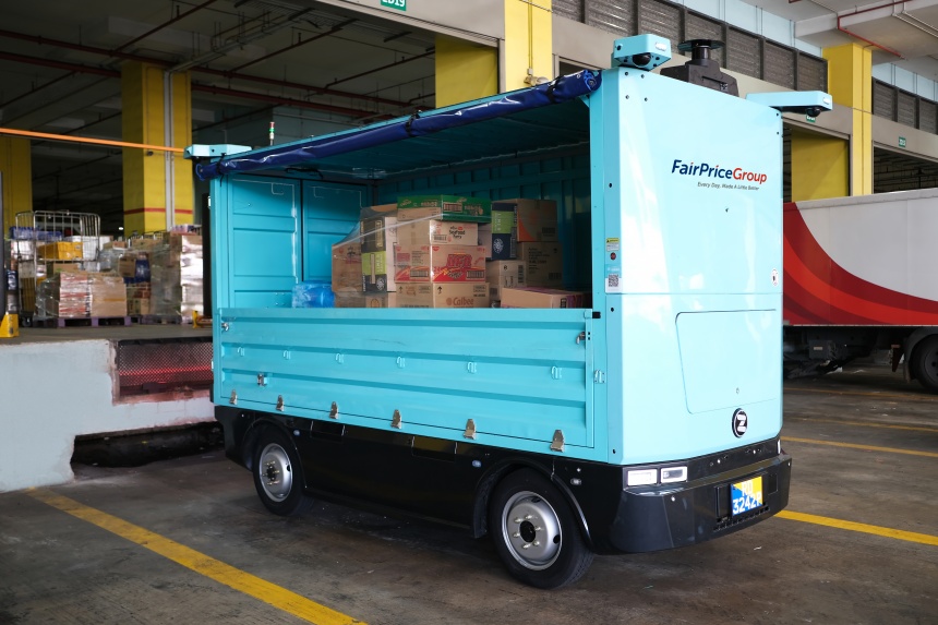 FairPrice Group trials self-driving vehicles to move goods on public ...