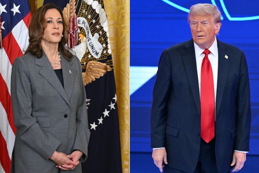 With podcasts, Trump and Harris play to changing US media landscape ...