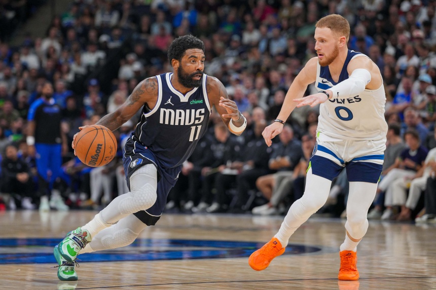Kyrie Irving outduels Anthony Edwards as Mavs down Wolves in rematch ...