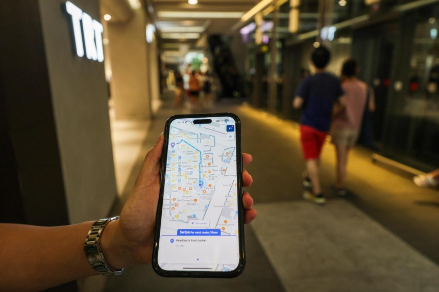 Jurong indoor map suggests barrier-free routes for disabled, guides ...