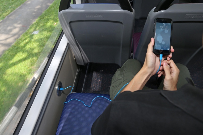 USB ports on 870 public buses here use lower voltage; commuters less ...