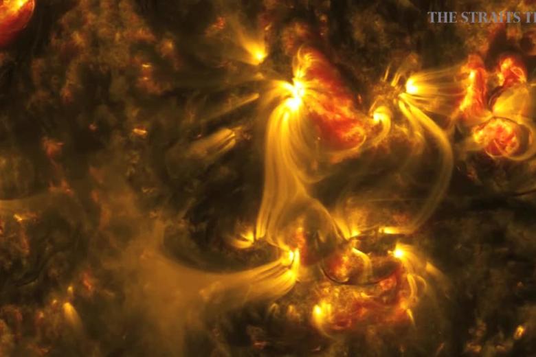 Nasa releases HD sun video | The Straits Times