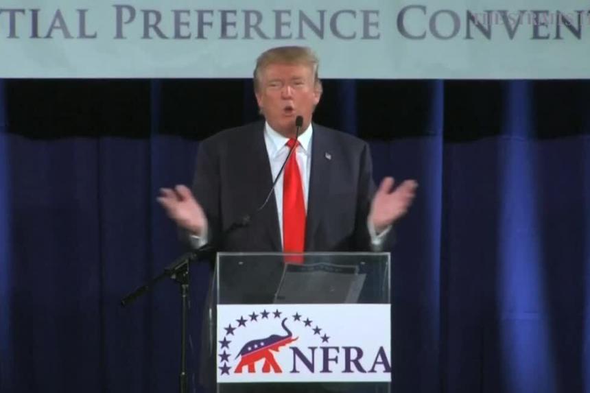 Trump defends the Tea Party | The Straits Times