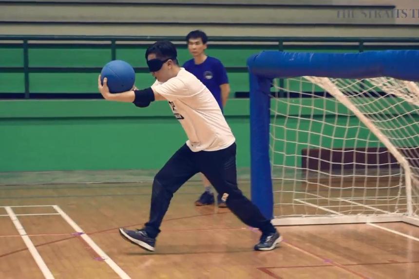 Goalball, a sport for the visually impaired | The Straits Times
