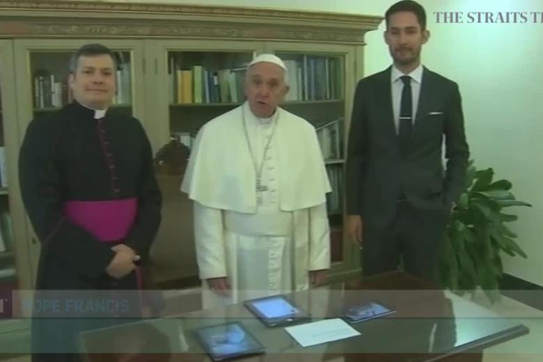 Pope Francis posts first picture on Instagram | The Straits Times