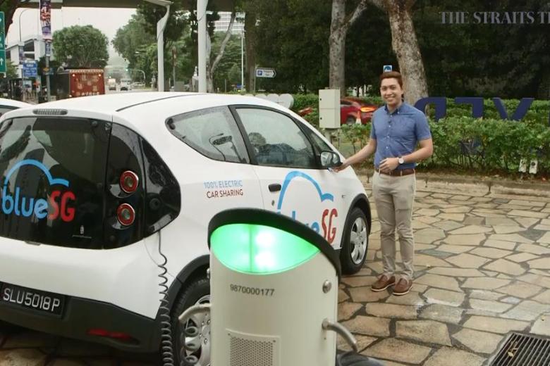 Electric Vehicle Sharing Programme Officially Rolls Out With 80 Cars The Straits Times