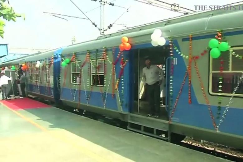 India launches solar powered train | The Straits Times