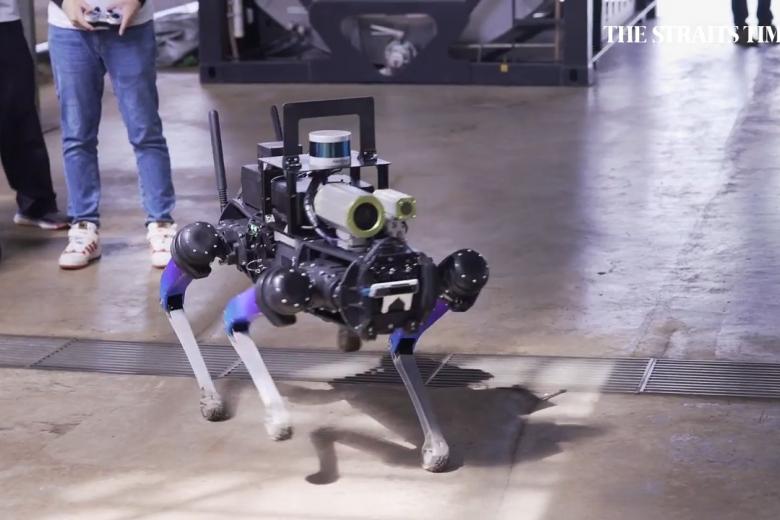 Four-legged robot can help SCDF respond to hazardous material incidents ...