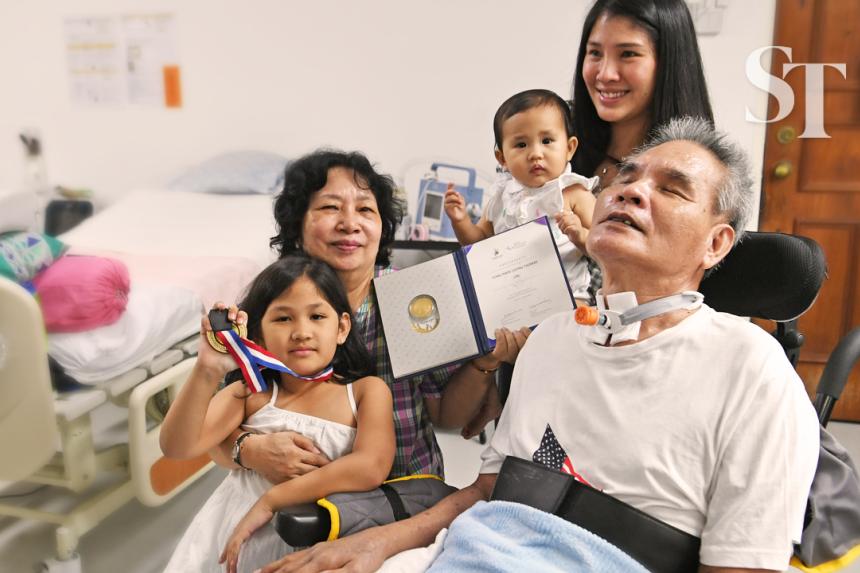 Blind and now paralysed, Paralympian Thomas Yong continues to love life ...