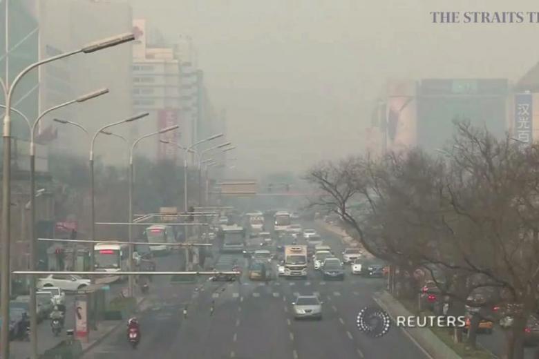 Air pollution in northern Chinese city surpasses WHO guideline by 100 ...
