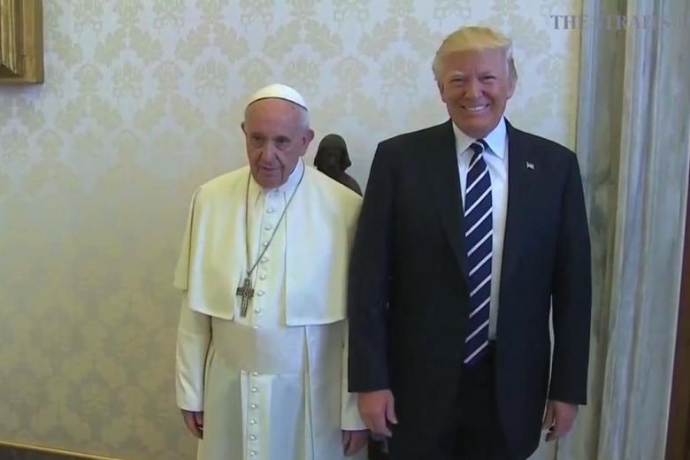 Donald Trump arrives in Italy to meet Pope Francis, Italian leaders ...