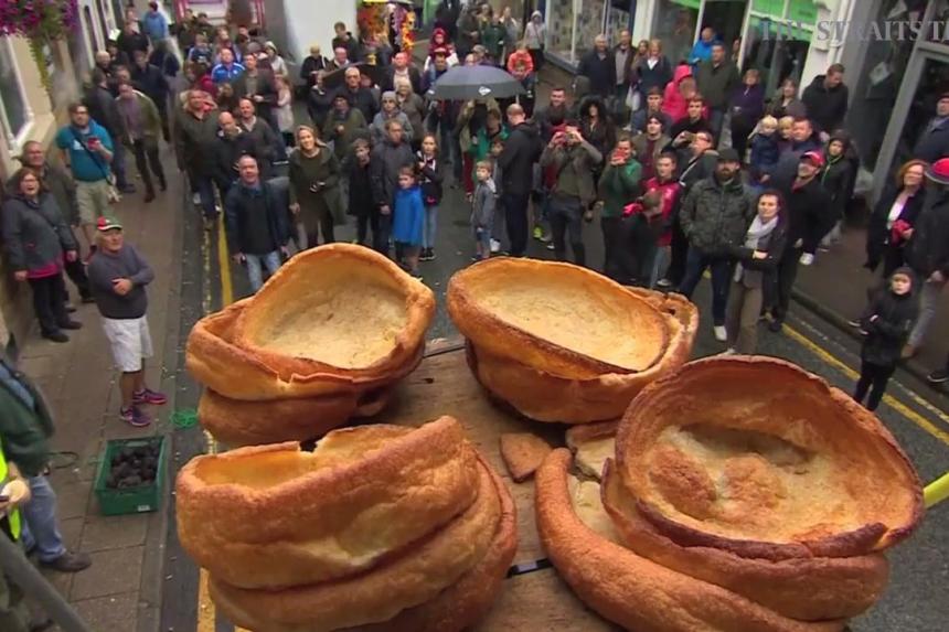 Food-flinging fun at the World Black Pudding Throwing Championships ...