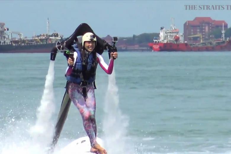 Bridget’s Adventures: Flying over water with a jetpack | The Straits Times