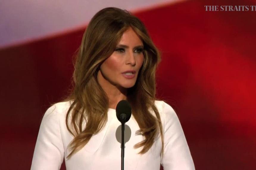 Melania Trump takes stage at Republican National Convention, says she's ...