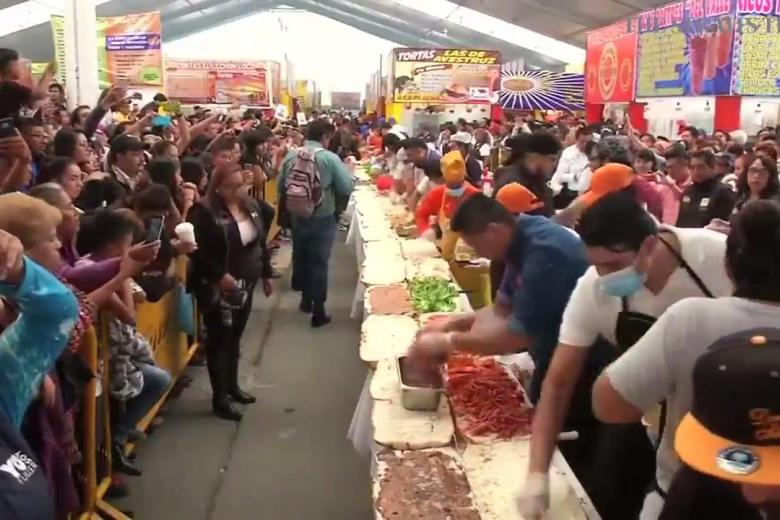 Mexico breaks its own record for largest torta sandwich | The Straits Times