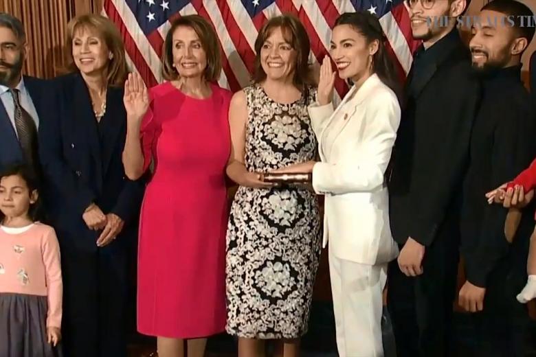 Youngest woman elected to US House of Representatives joins Congress ...