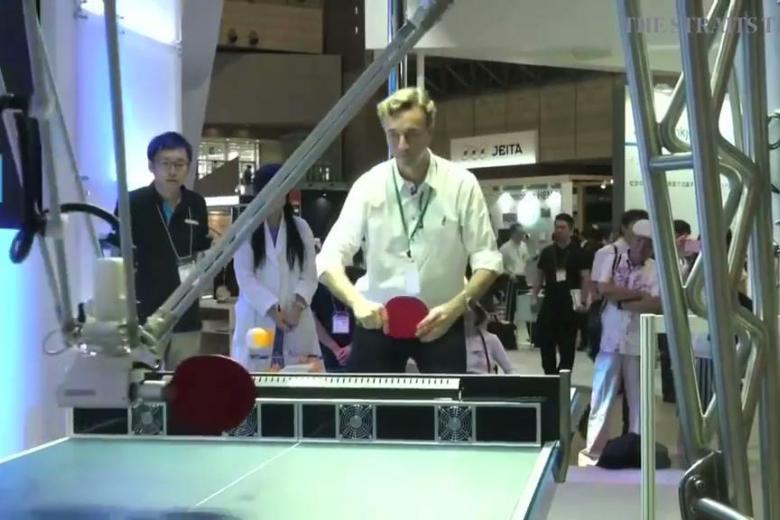 Ping pong coaching robot could be game changer | The Straits Times