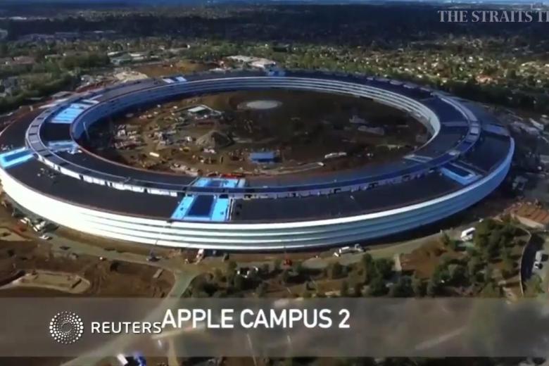 A drone's eye view of Apple's new core | The Straits Times