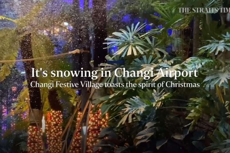 Snowfall, marshmallows and festive escapades at Changi Airport | The ...