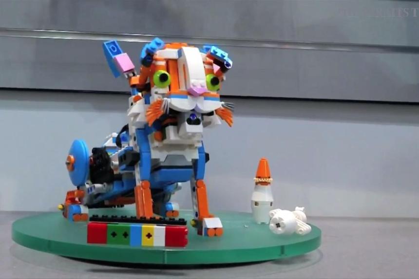 Lego's Screaming Cat gets attention at 2017 Toy Fair | The Straits Times