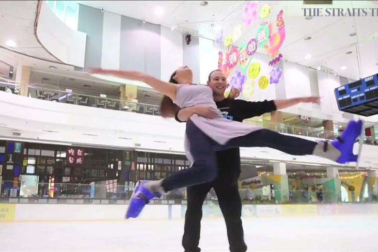 Breaking the ice with a skating Simba | The Straits Times