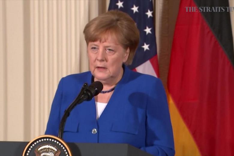 Donald Trump shows Angela Merkel and Emmanuel Macron that Europe's ...