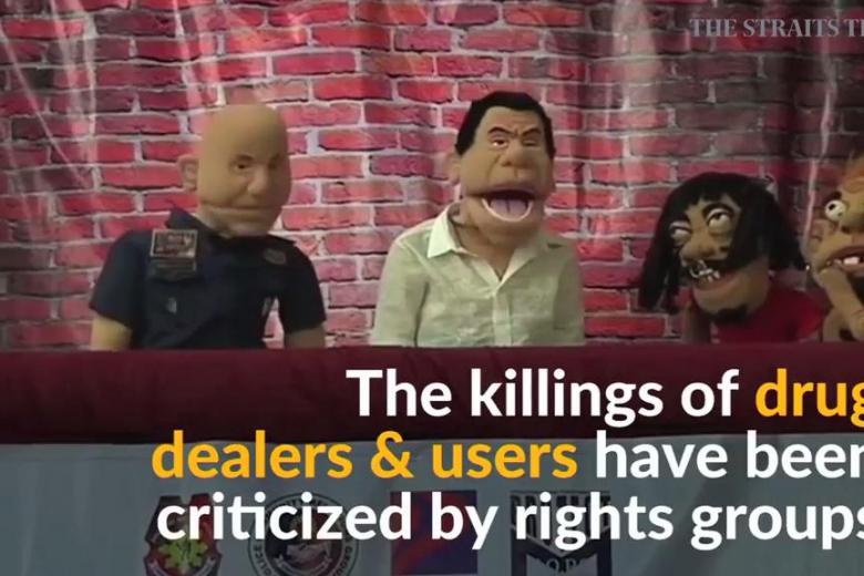 Philippines' police using puppet of President Duterte to get anti-drugs ...