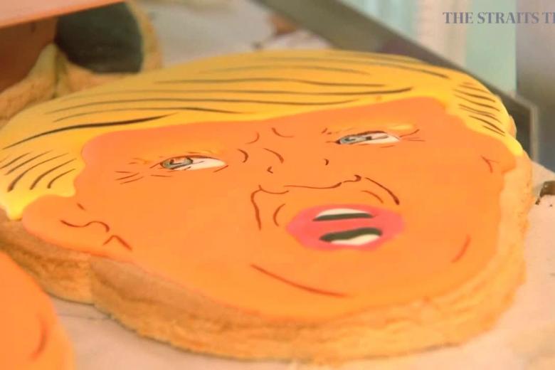 Pastry chef paints cookies in Trump's likeness | The Straits Times