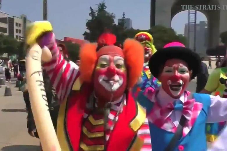 Clowns from around the world gather in Mexico City | The Straits Times