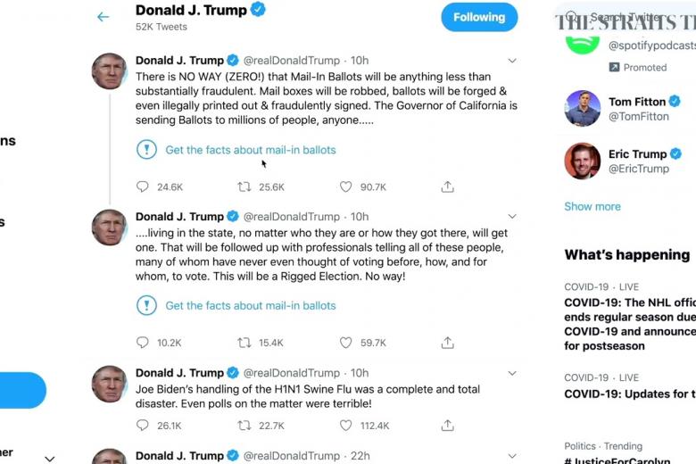 Trump threatens social media shutdown over Twitter fact-check label ...