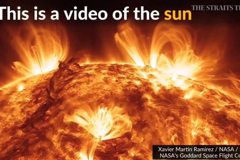 Artist creates stunning video of the sun using Nasa images | The ...