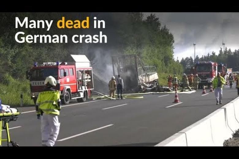 18 killed in Germany bus accident; Merkel voices ‘great dismay’ | The ...
