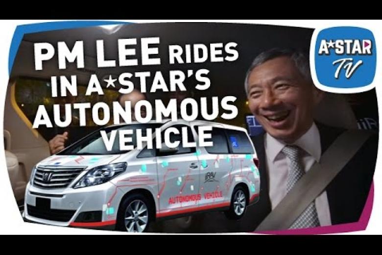 PM Lee rides A*Star's latest self-driving car | The Straits Times