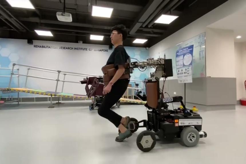 Wearable robot detects and prevents falls especially in the elderly ...
