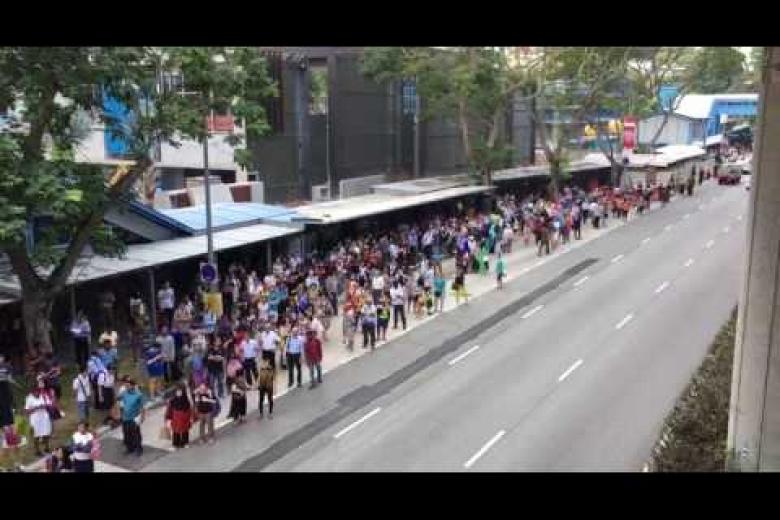 No service between Queenstown and Bugis MRT stations for half hour to ...