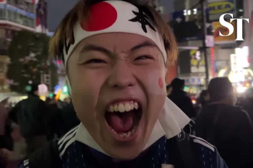 Best World Cup already, say Japanese fans as Samurai Blue beat Spain to ...