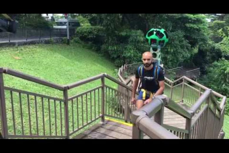Google Street View to capture running and walking trails in Singapore ...