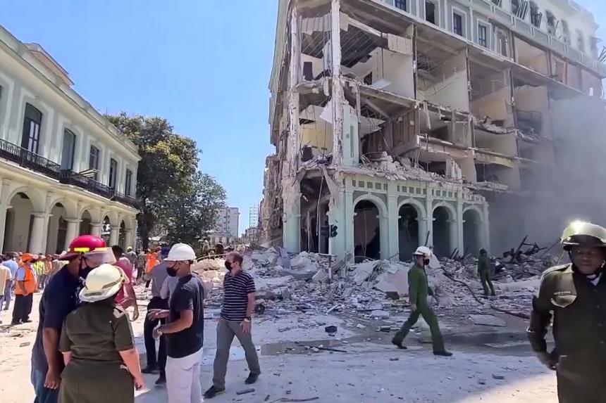 Gas leak blamed for blast at iconic Havana hotel that killed 22 | The ...
