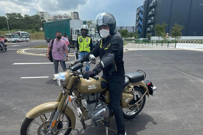 DPM Lawrence Wong rides with motorcycle convoy to raise funds for ...