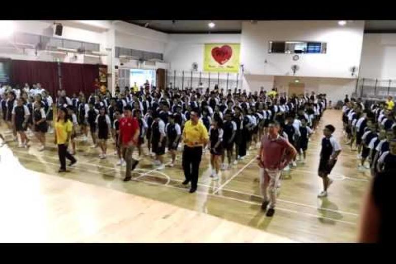 Students get on board the National Steps Challenge with Rep with Steps ...