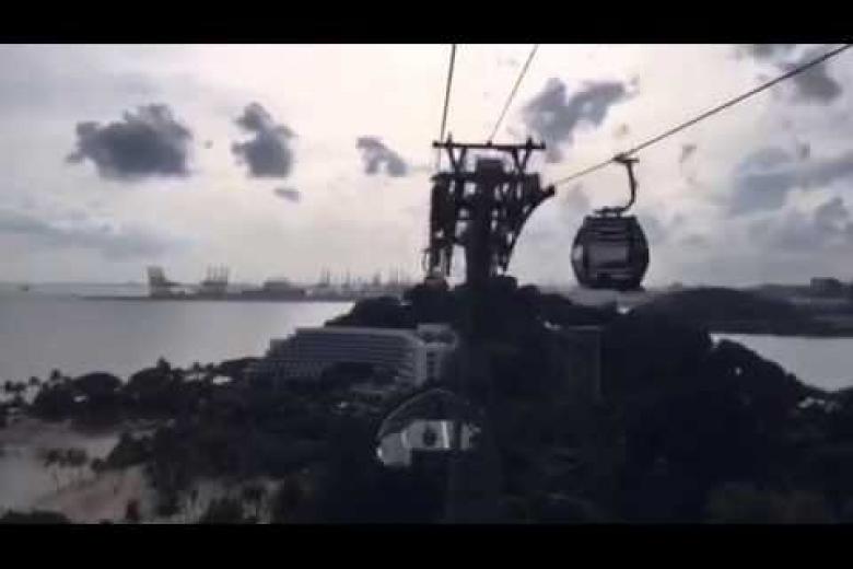New cable car service to help visitors get around Sentosa | The Straits ...