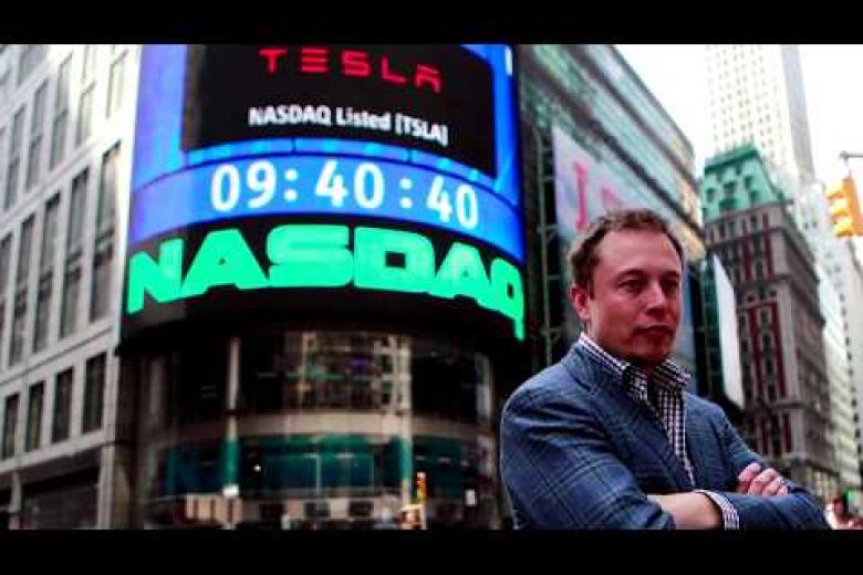 Tesla continues surge as US stocks gain | The Straits Times