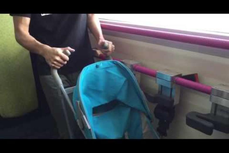 Stroller restraint system to be tested on public buses | The Straits Times