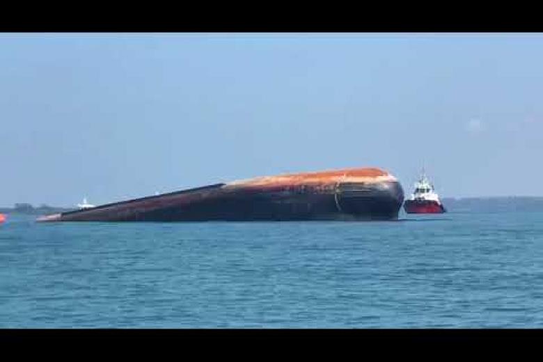 Two ships collide in Singapore waters; 7 injured, 2 dead, 3 missing ...