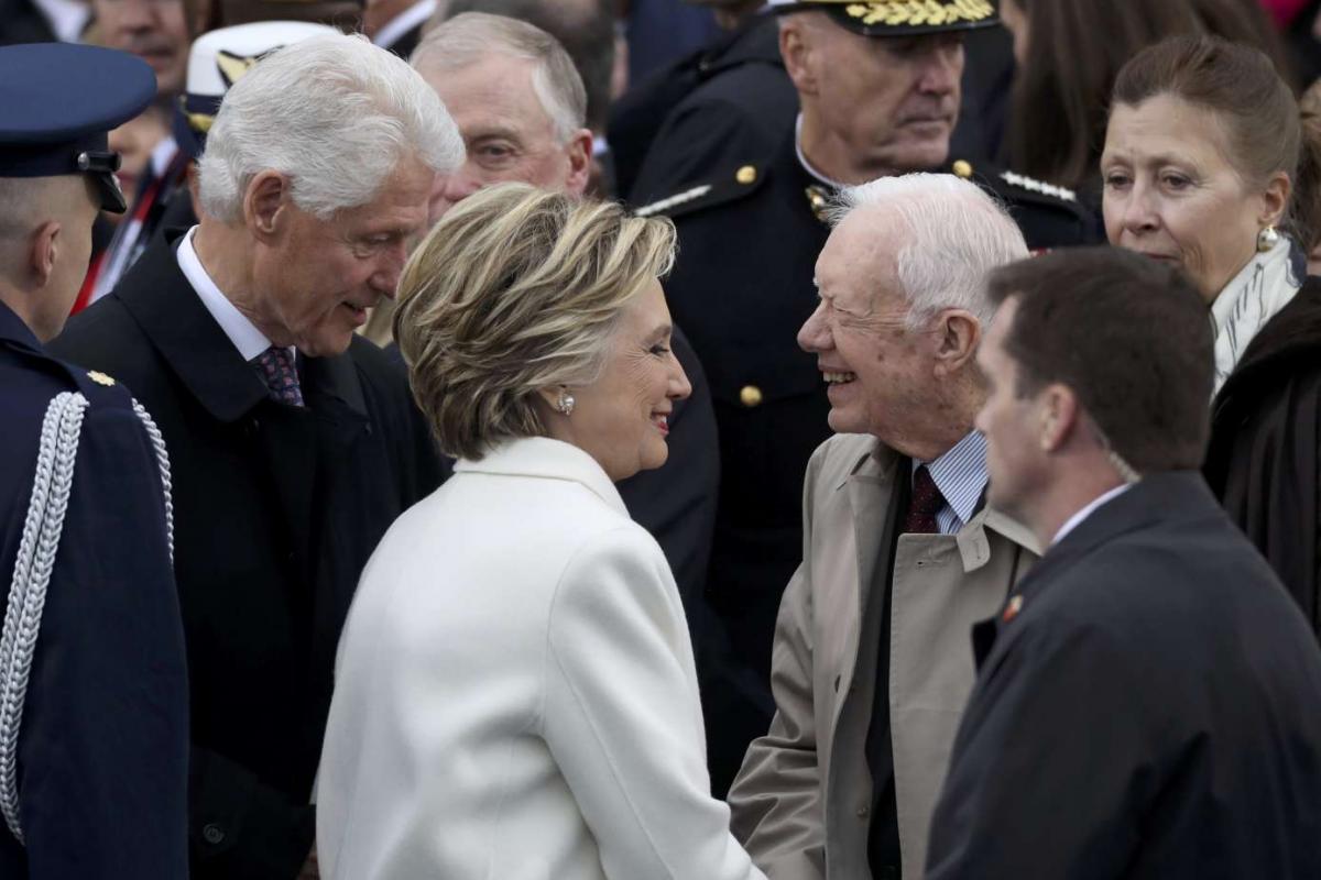 In Pictures: Hillary Clinton at Trump's inauguration day | The Straits ...