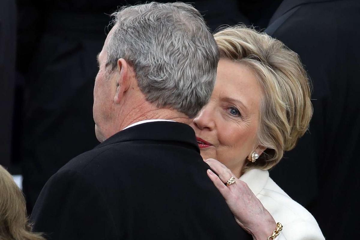 In Pictures: Hillary Clinton at Trump's inauguration day | The Straits ...