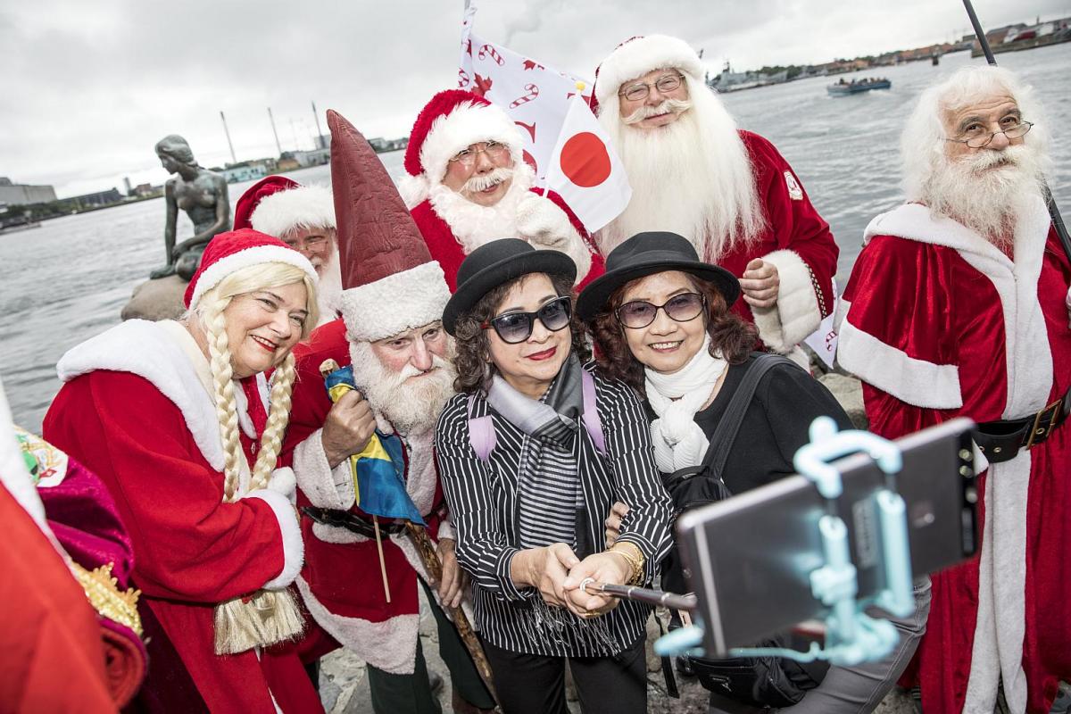 In Pictures: Santa Clauses gather in Denmark for annual world congress ...